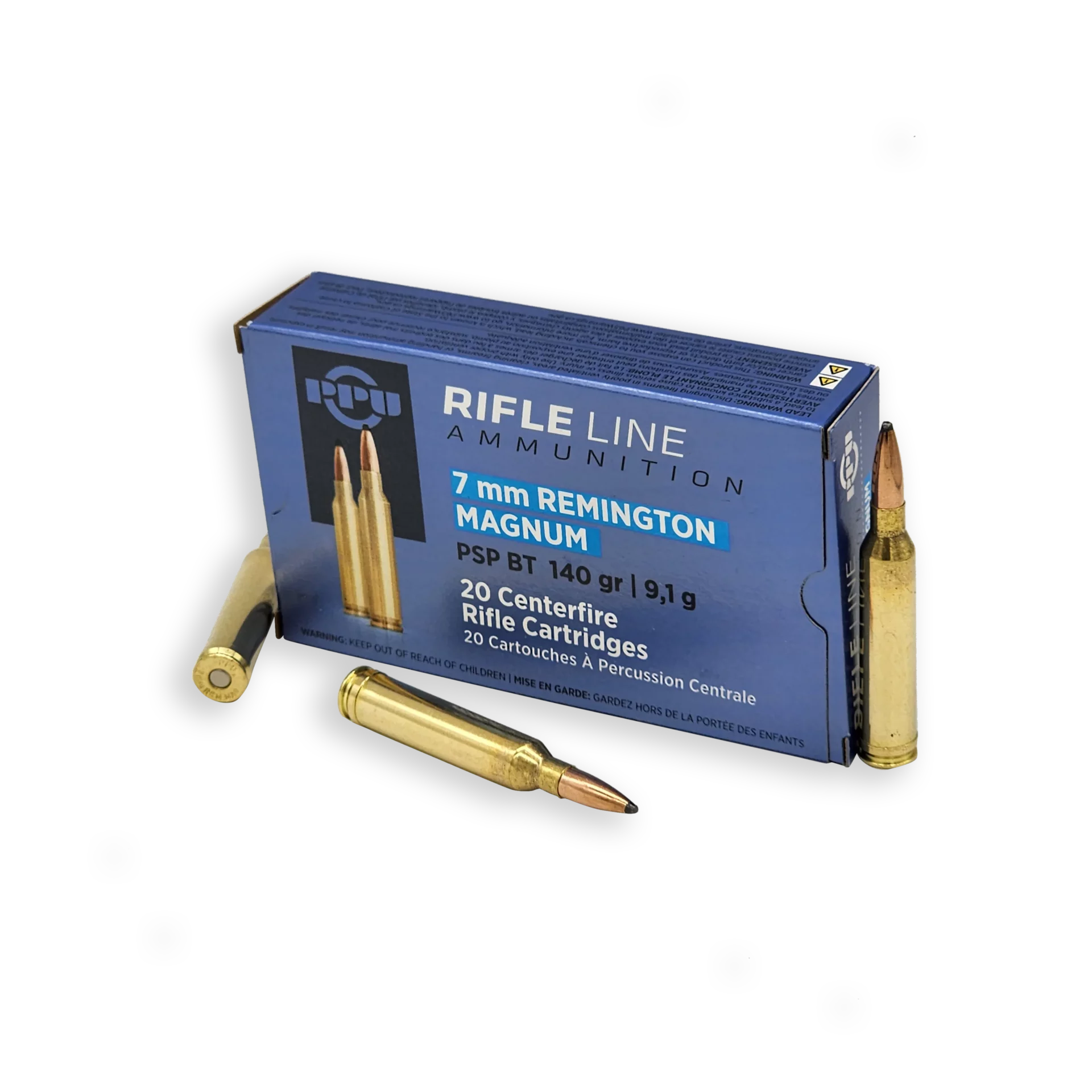 7 Remington Magnum PPU Rifle Line 140 Grain PSP BT | True Ballistics