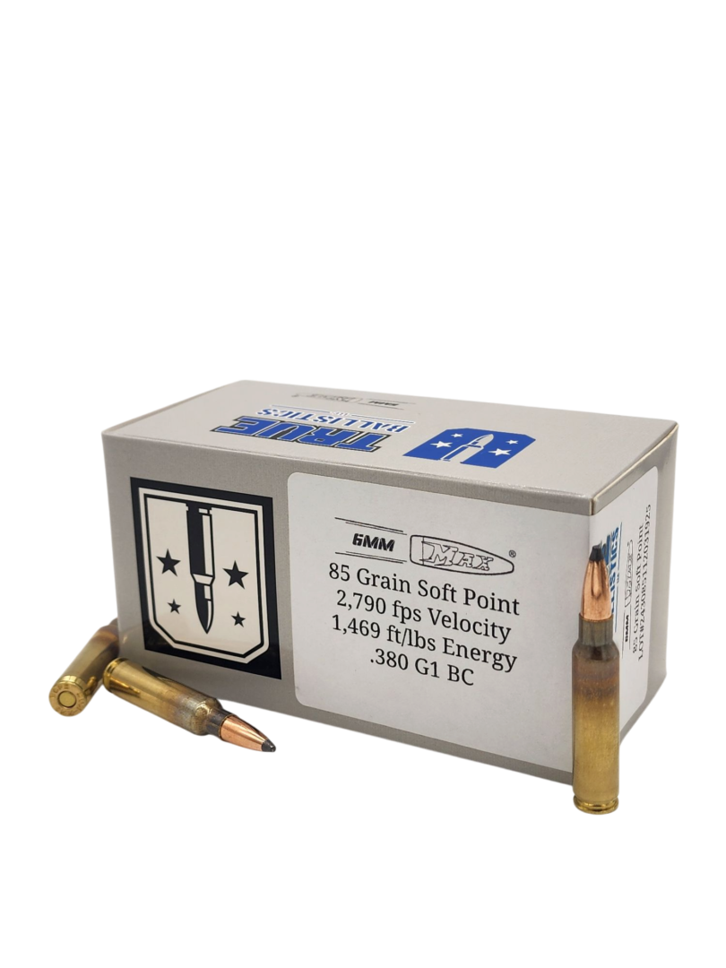 True Ballistics -6MM MAX 85 grain soft point (50 Count) | True Ballistics